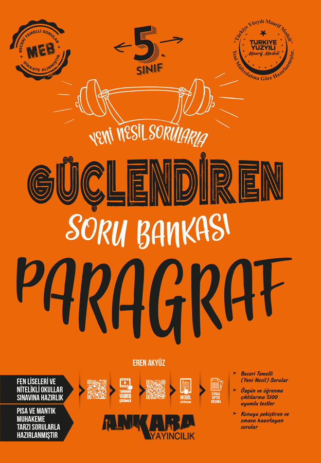 5. Sınıf Güçlendiren Paragraf Soru Bankası - Ankara Yayıncılık